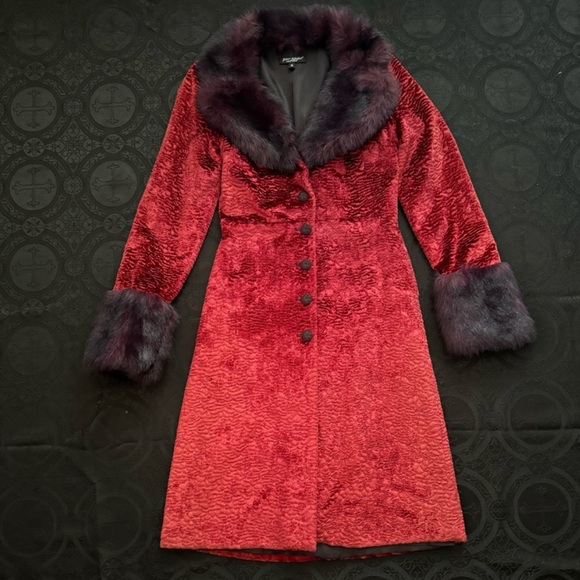 Betsey Johnson | Jackets & Coats | Vintage Betsey Johnson Faux Fur ...